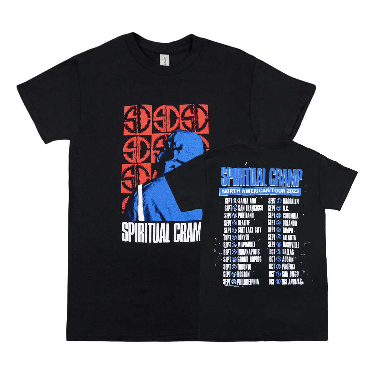 NORTH AMERICAN TOUR 2023 SHIRT – Spiritual Cramp