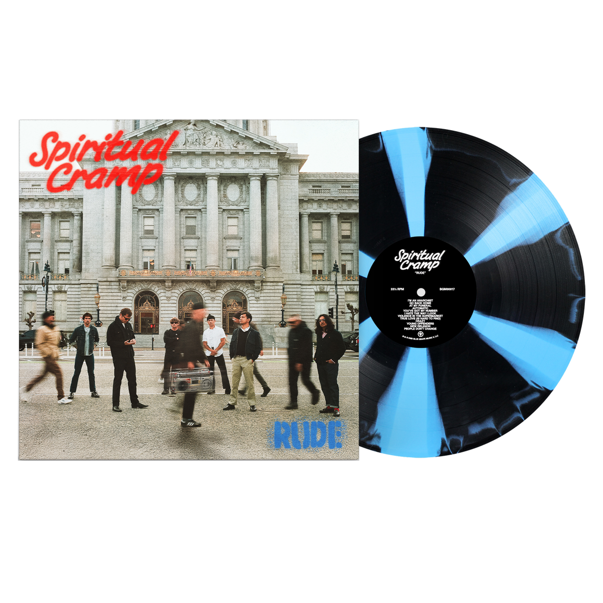 RUDE VINYL LP - BLACK & BLUE CORNETTO – Spiritual Cramp